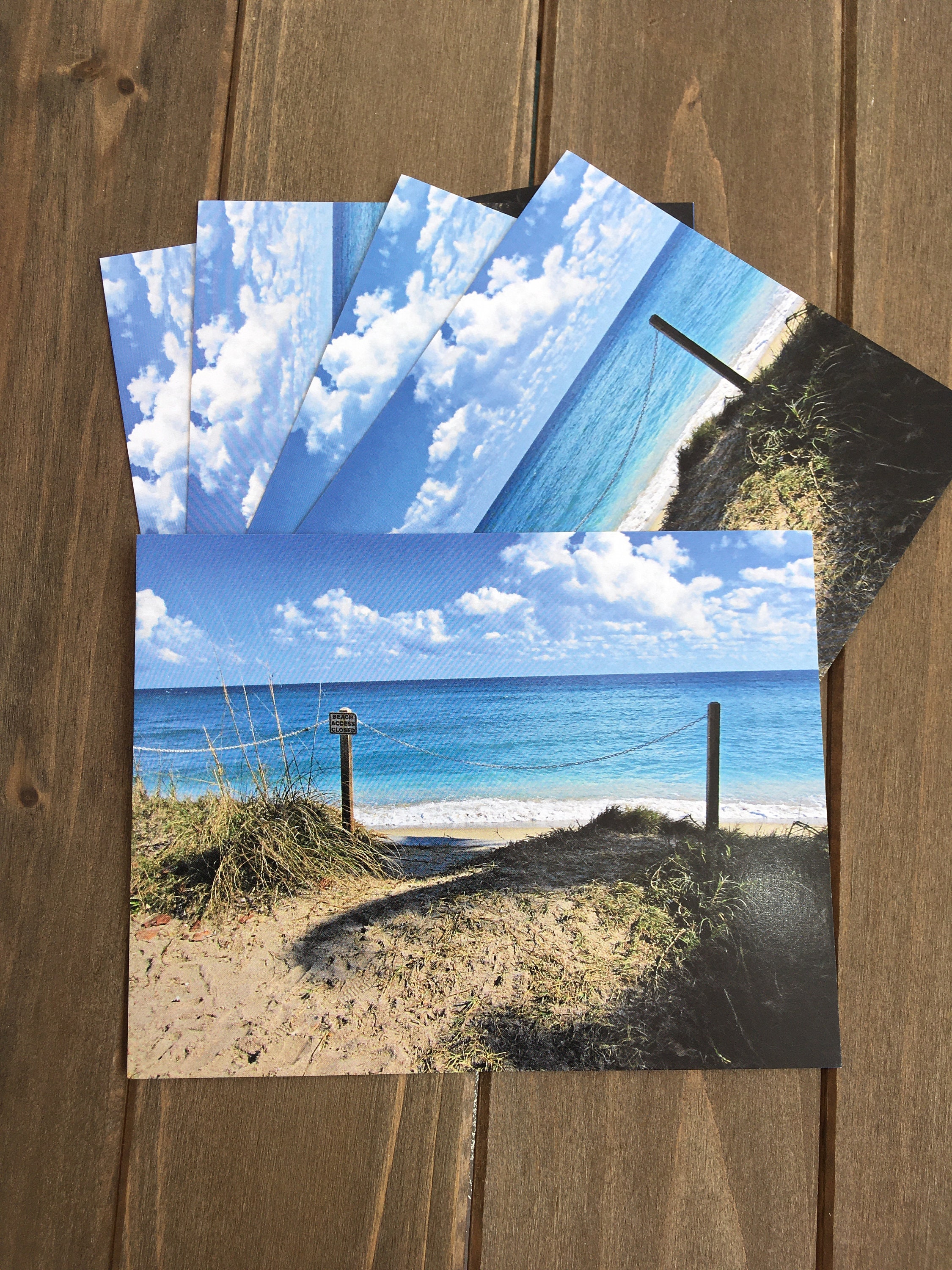 Beach Note Cards Flat Note Cards Summer Themed Card Flat - Etsy