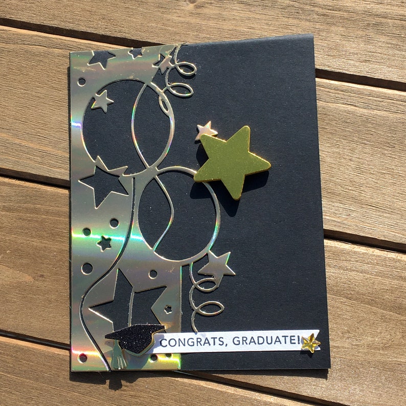 Congrats Grad Card Grad Card Graduation Card Graduate Card | Etsy