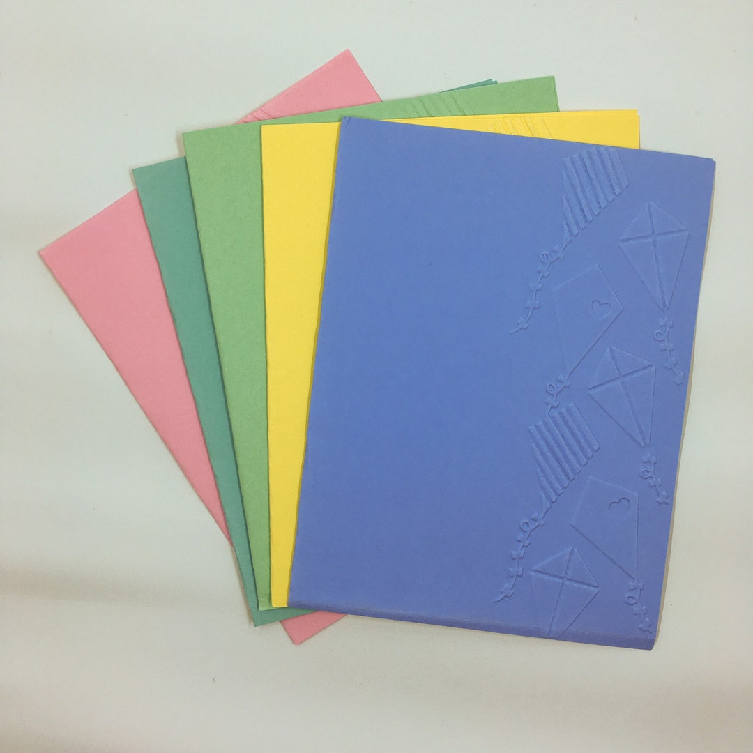 Pastel Kites Card Bulk Set, 5 Pack Kites Cards, Summer Greeting Card ...