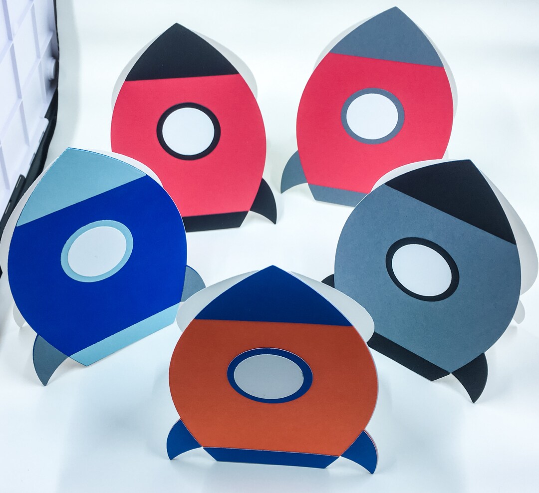 Rocketship Card, Space Birthday Card, Rocket Party, Space Party ...