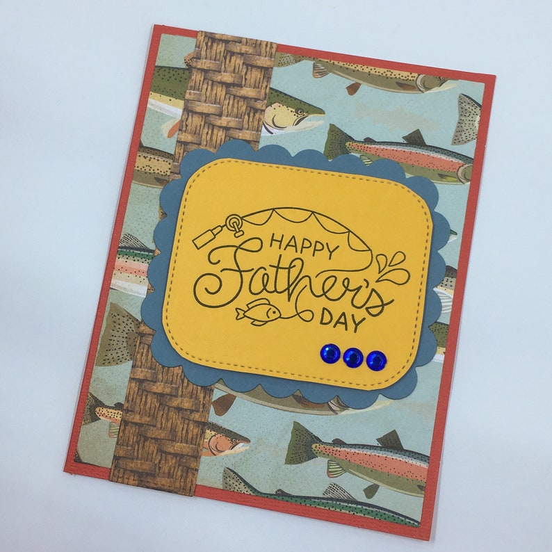 Fishing Card Father's Day Card Dad Father's Day - Etsy