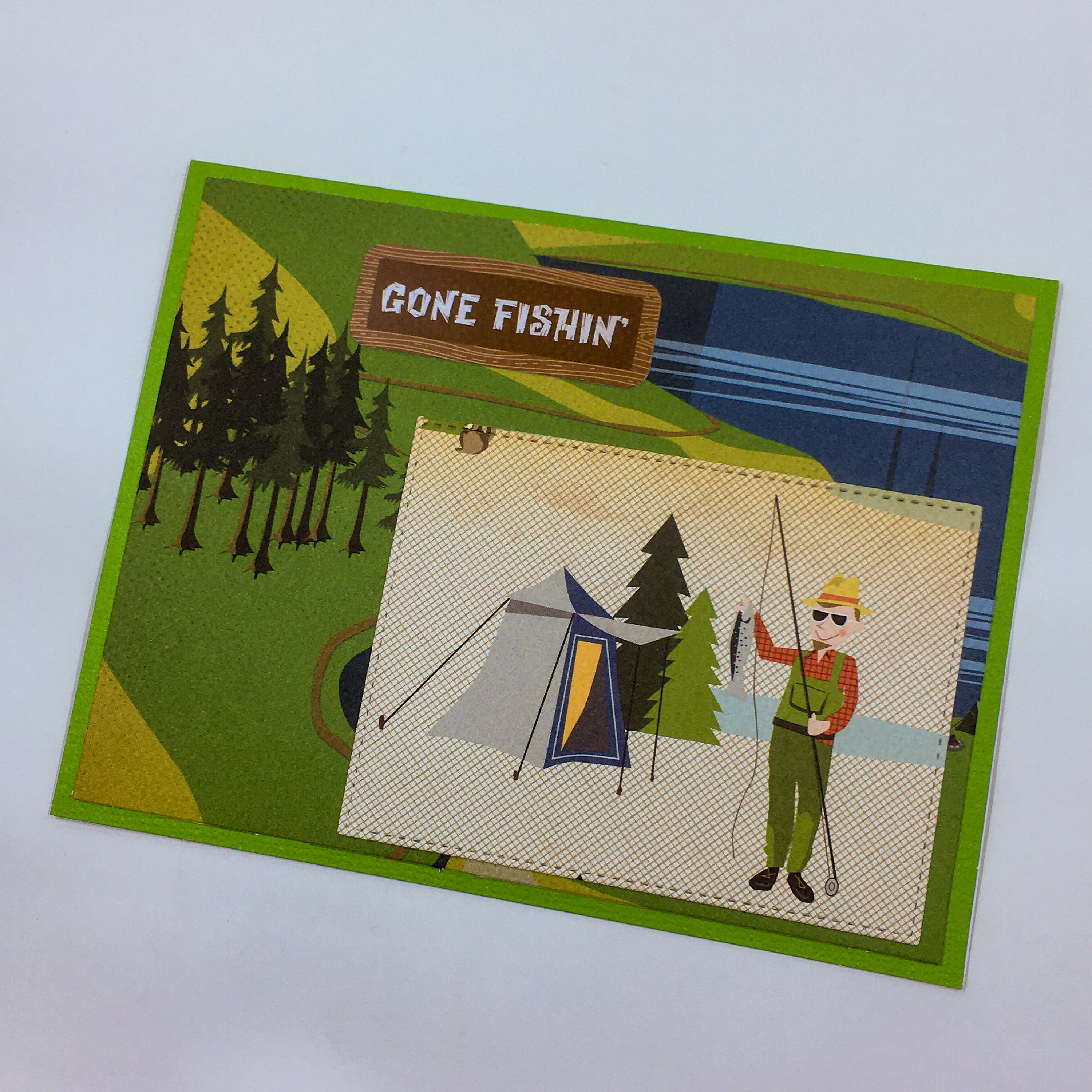 Grandpa Card boyfriend birthday Grandpa birthday card Fishing card ...
