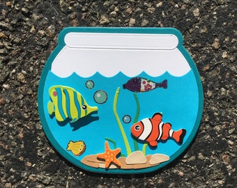 Fish Bowl Card - Etsy