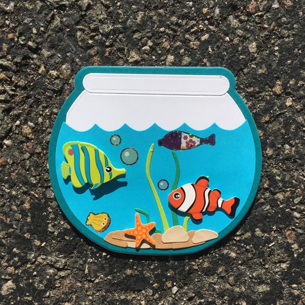 Fish Bowl Card - Etsy