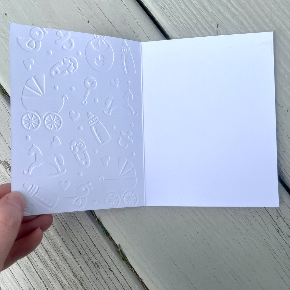 Baby Card Bulk Set, 6 Pack Baby Cards, Blank Baby Shower Cards, Blank ...