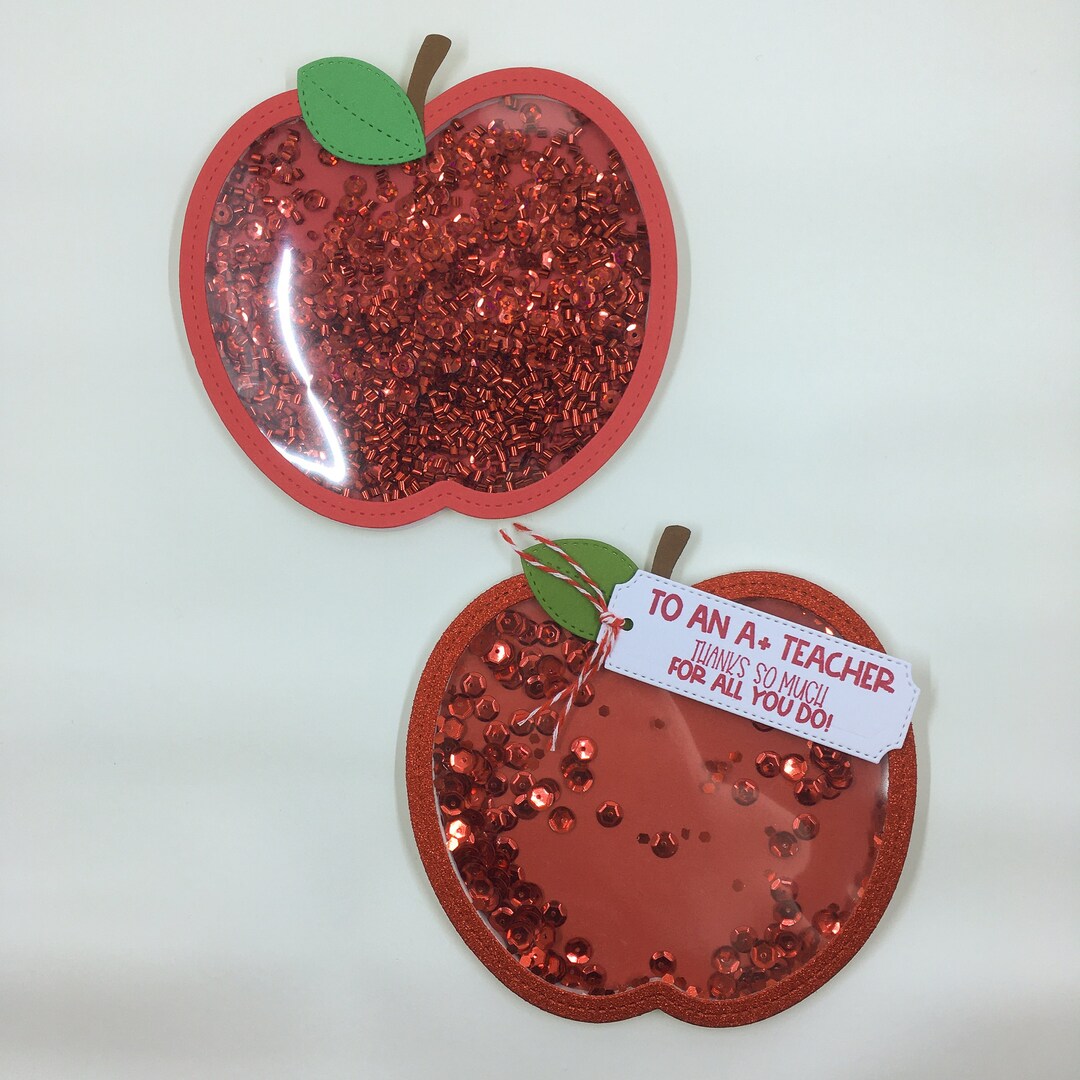 Teacher Card, Thank You Card, Apple Thank You Card, Teacher Card, Thank ...