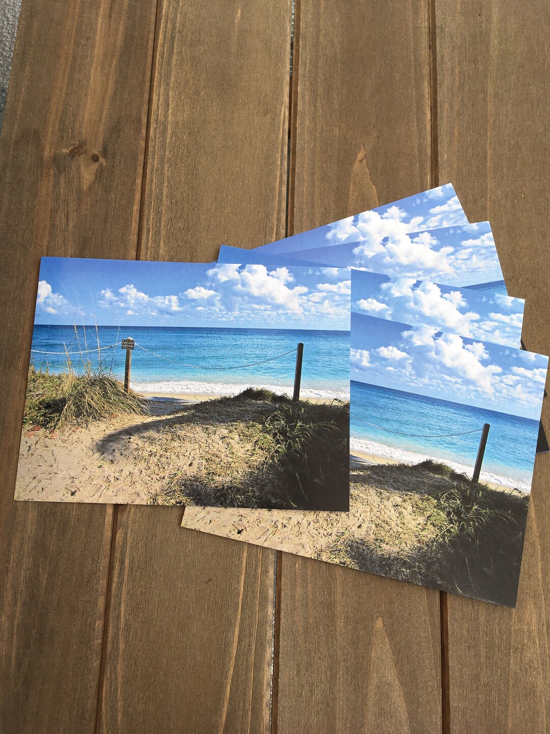 Beach Note Cards Flat Note Cards Summer Themed Card Flat - Etsy