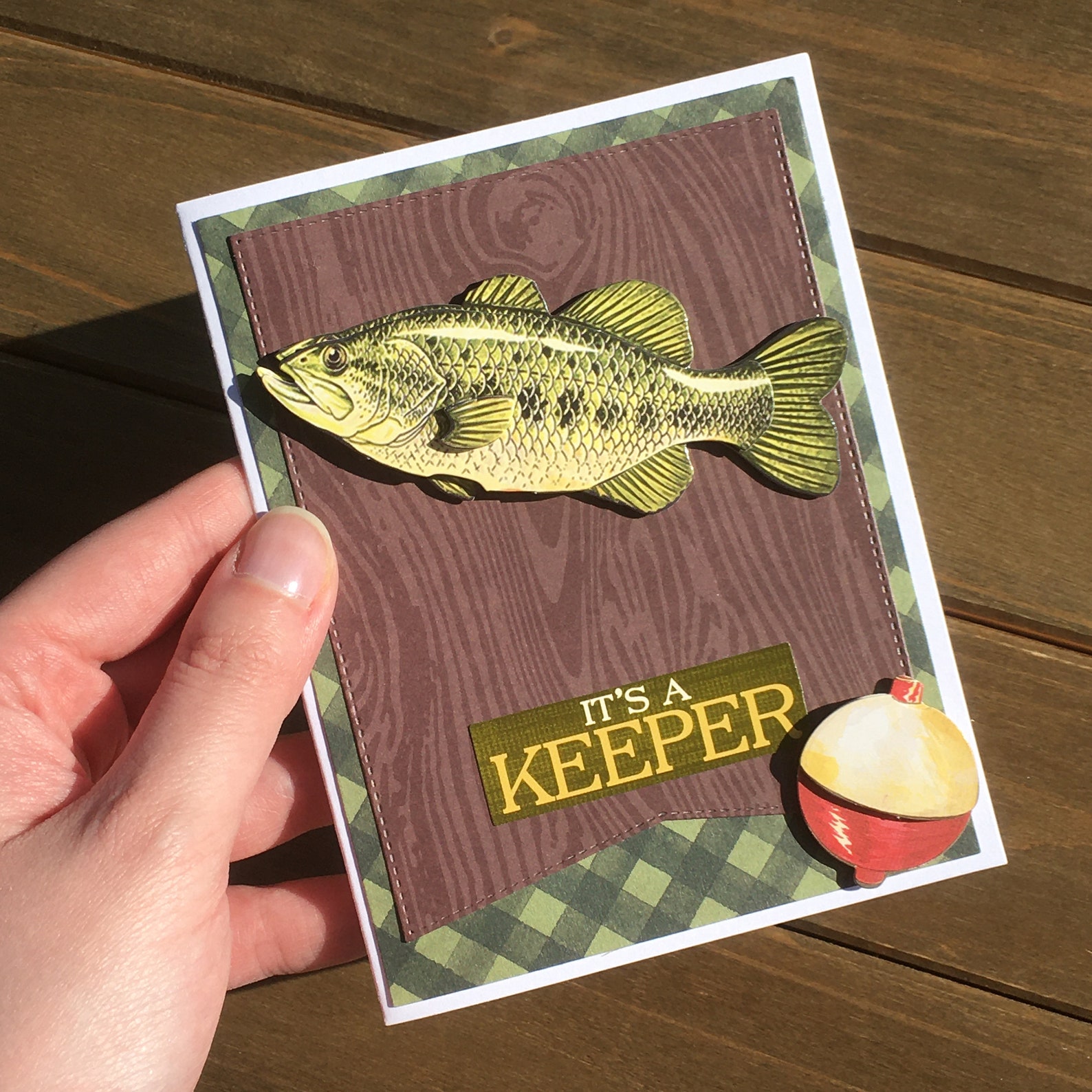 Fishing Card, Father's Day Card, Dad Birthday Card, Grandpa Card ...