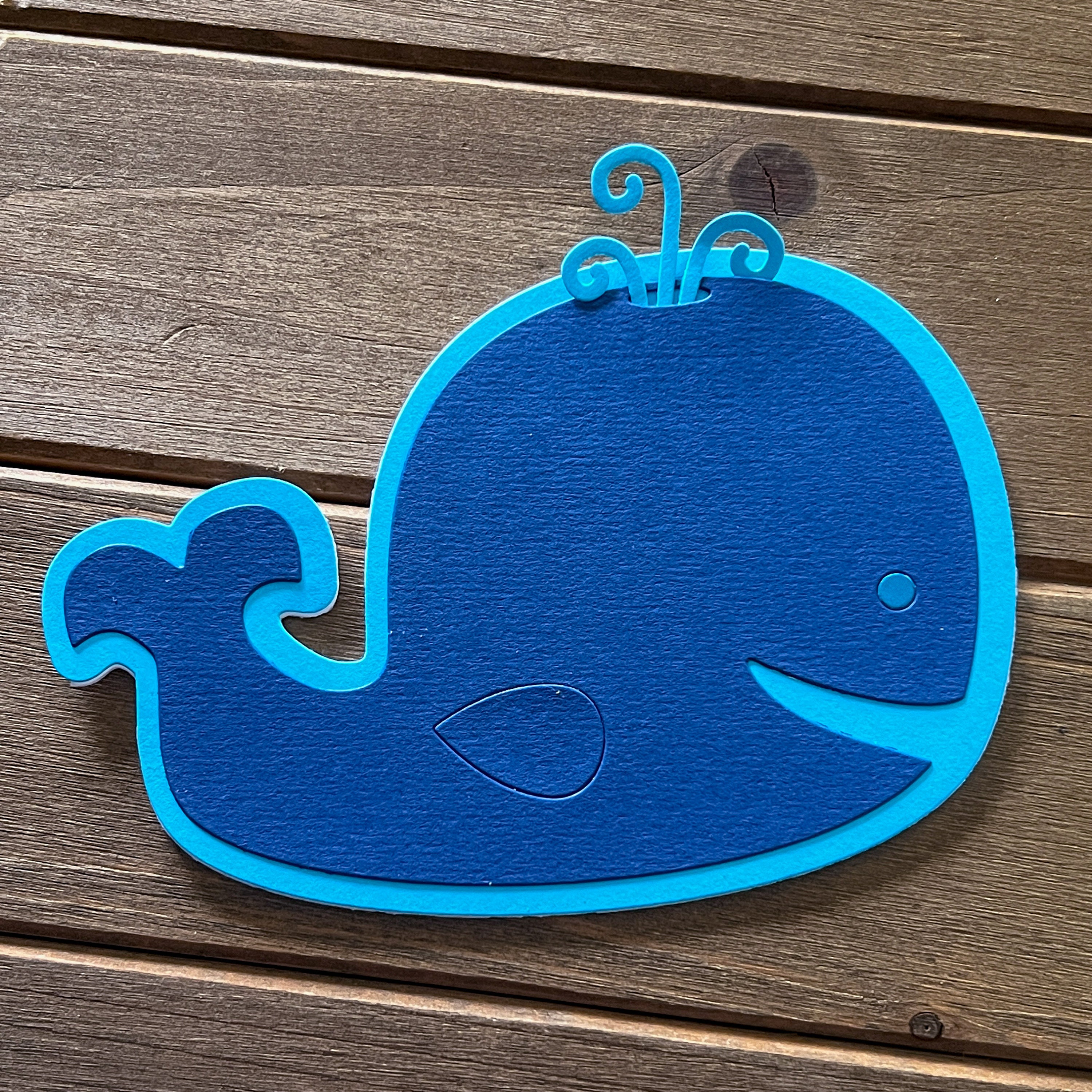 Whale Shaped Greeting Card, Whale Card, Whale Baby Card, New Baby Card ...