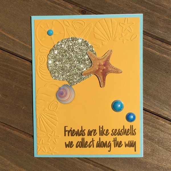 Seashell Card - Etsy
