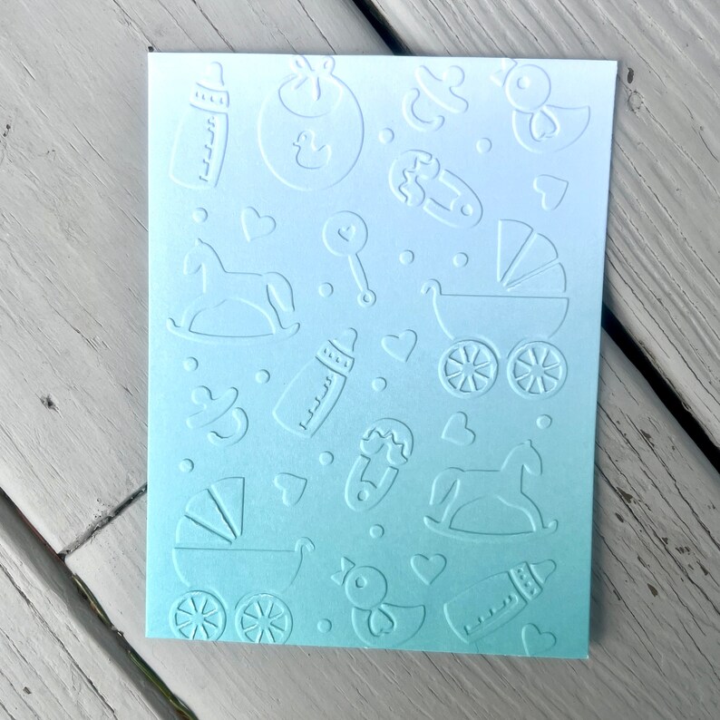 Baby Card Bulk Set, 6 Pack Baby Cards, Blank Baby Shower Cards, Blank ...