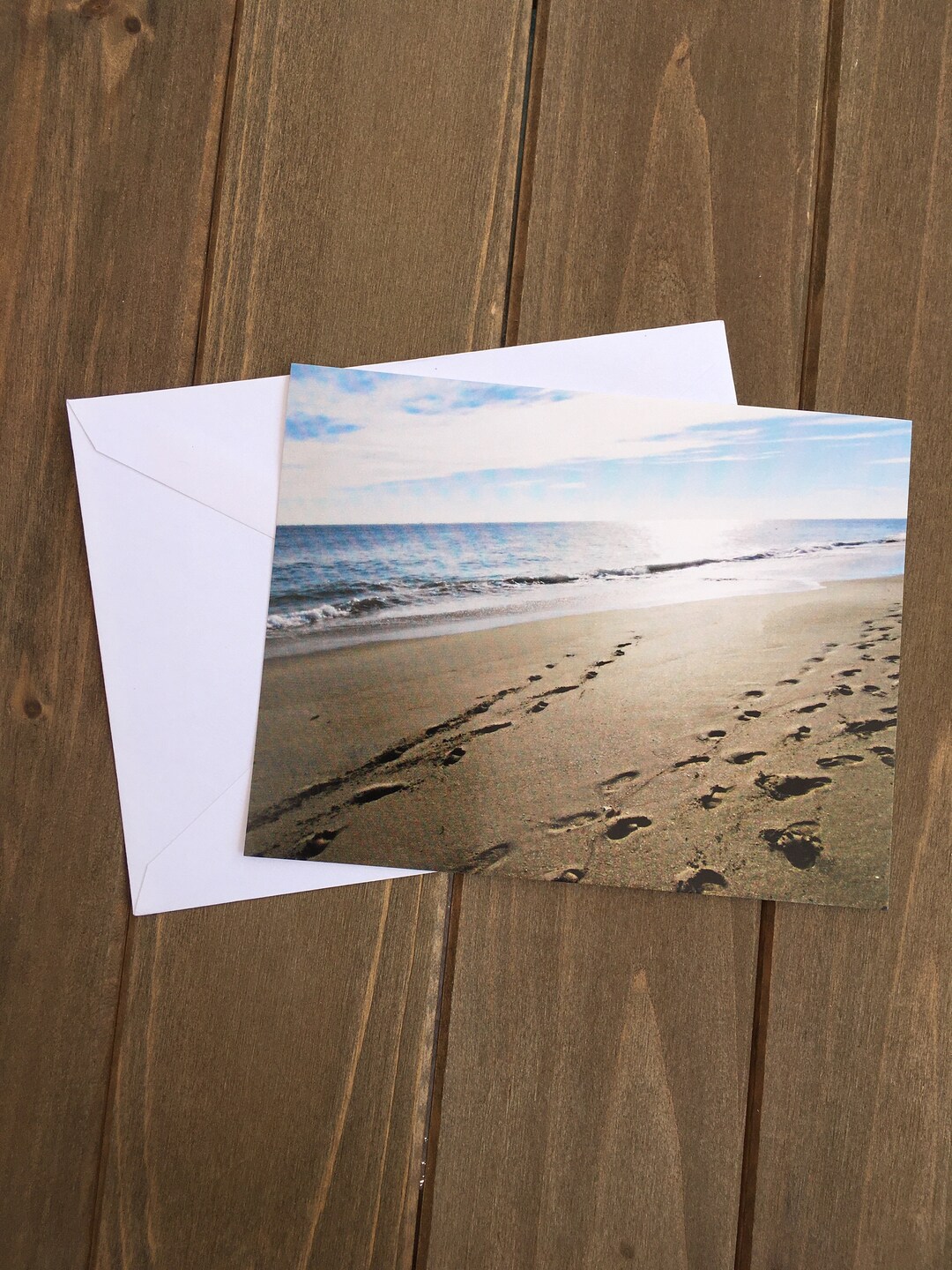 Beach Note Cards, Flat Note Cards, Summer Themed Card, Flat Cards ...