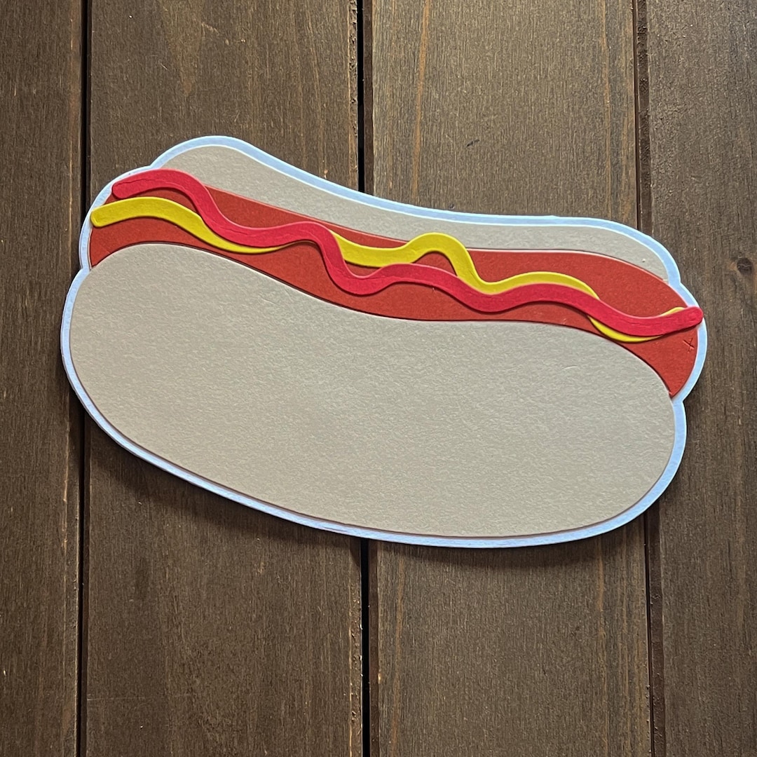 Hot Dog Card, Birthday Card, Guy Birthday Card, Fathers Day Card, Dad ...