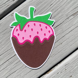 Strawberry Shaped Card, Strawberry Card, Summer Fruit Card, Strawberry ...