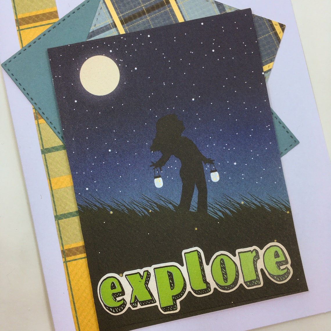 Kid Camping Card, Camping Card, Explore Card, Graduation Card, Travel ...