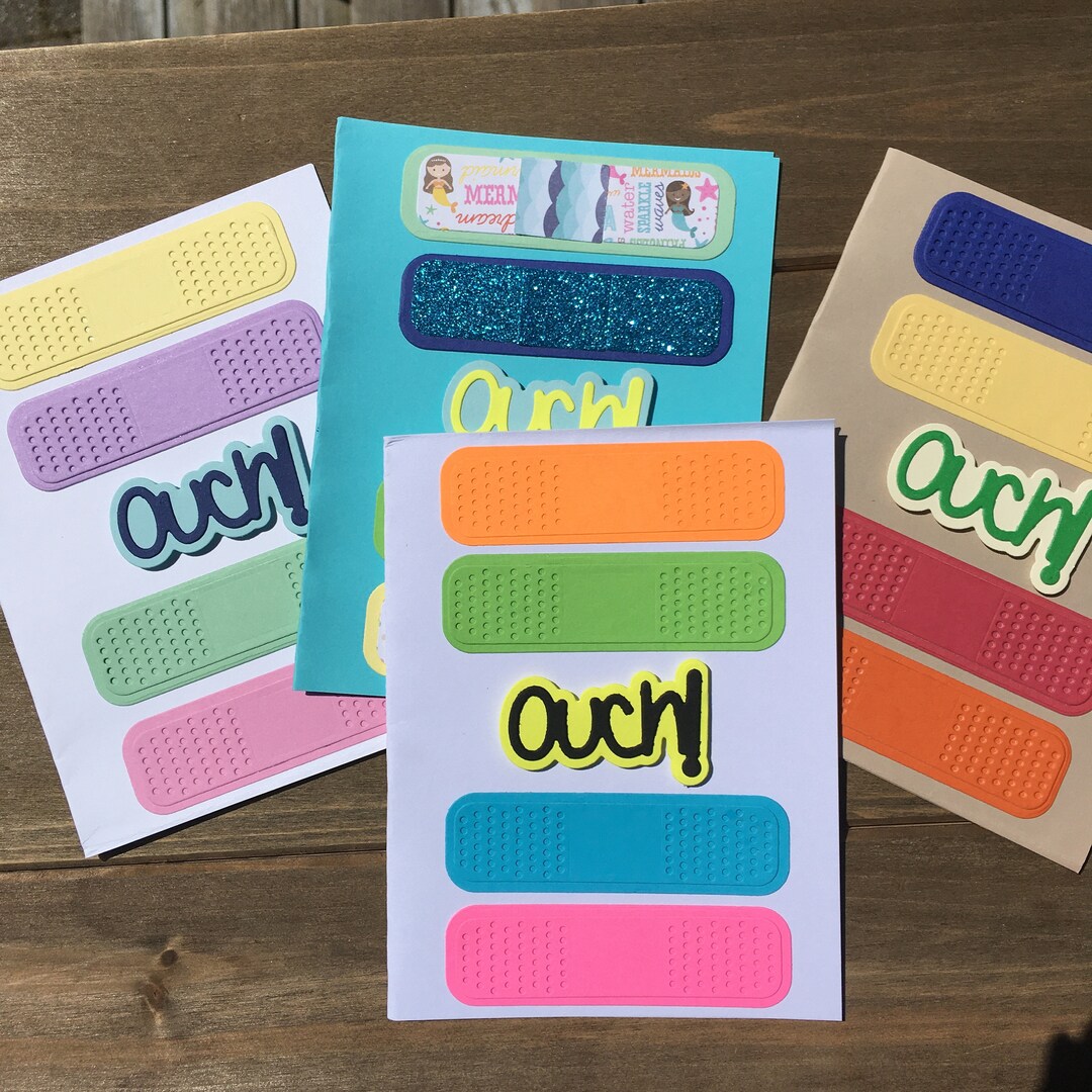 Bandage Card, Kids Get Well Card, Get Well Card, Injury Card - Etsy