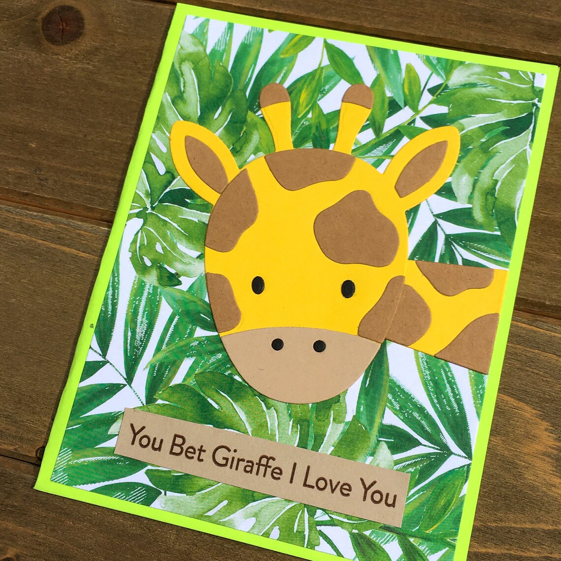 Giraffe Card, Catch up Card, Thinking of You Card, Friendship Card ...