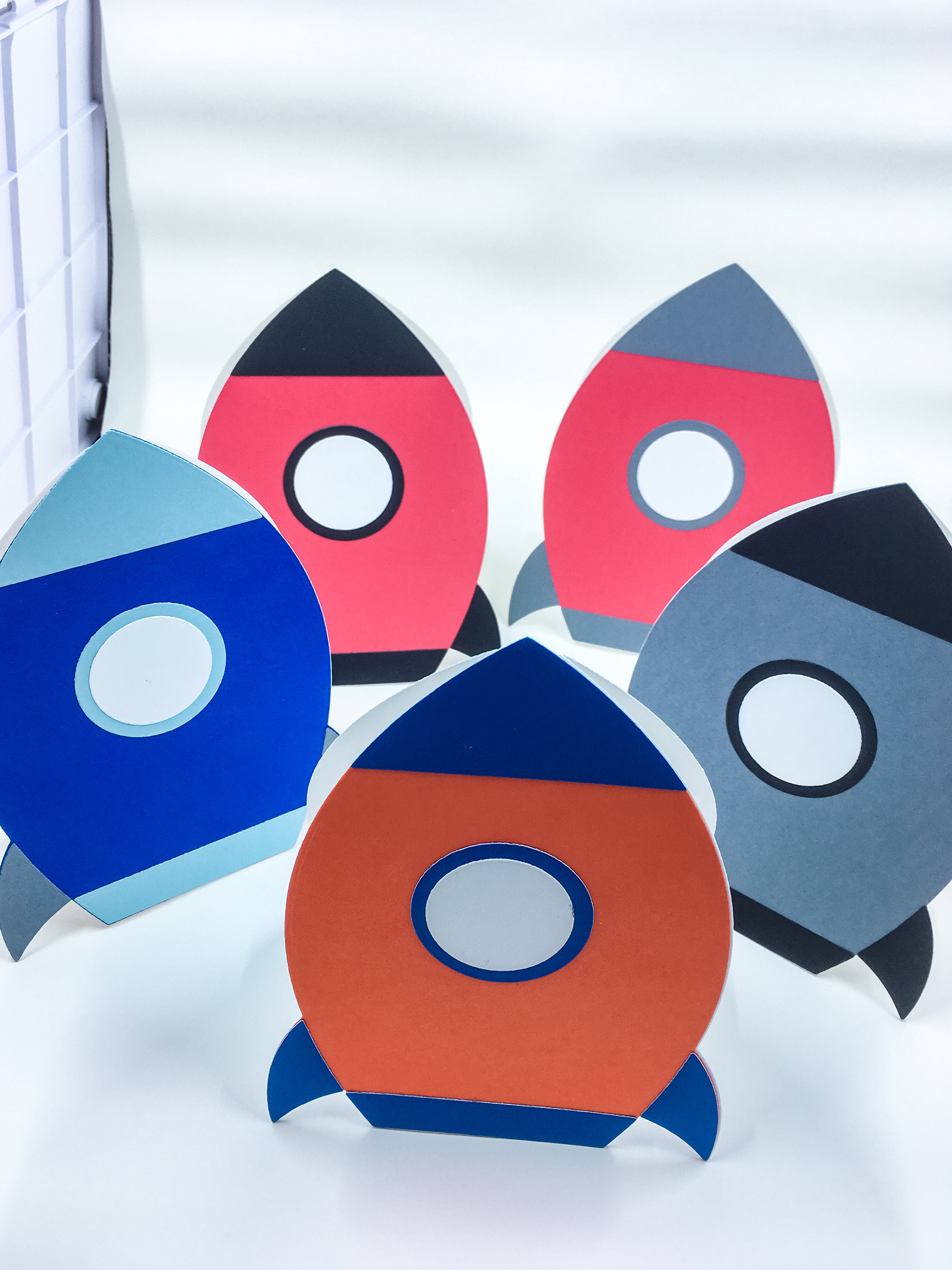 Rocketship Card Space Birthday Card Rocket Party Space - Etsy