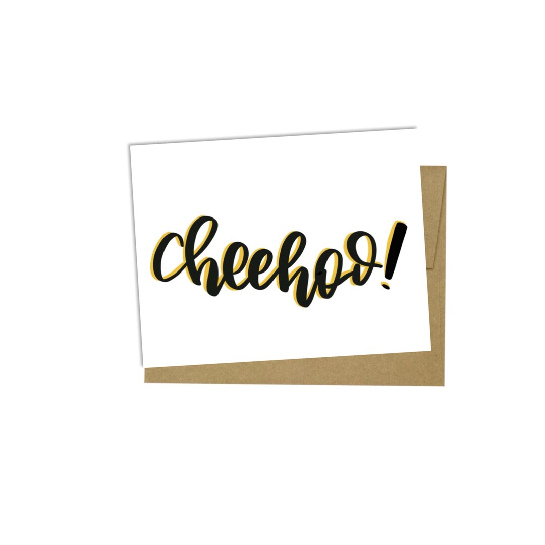 Cheehoo Inspirational Greeting Card Blank Inside - Etsy