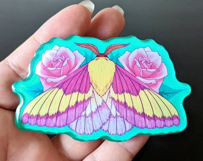 3" Rosy Maple Moth Phone Grip - Etsy