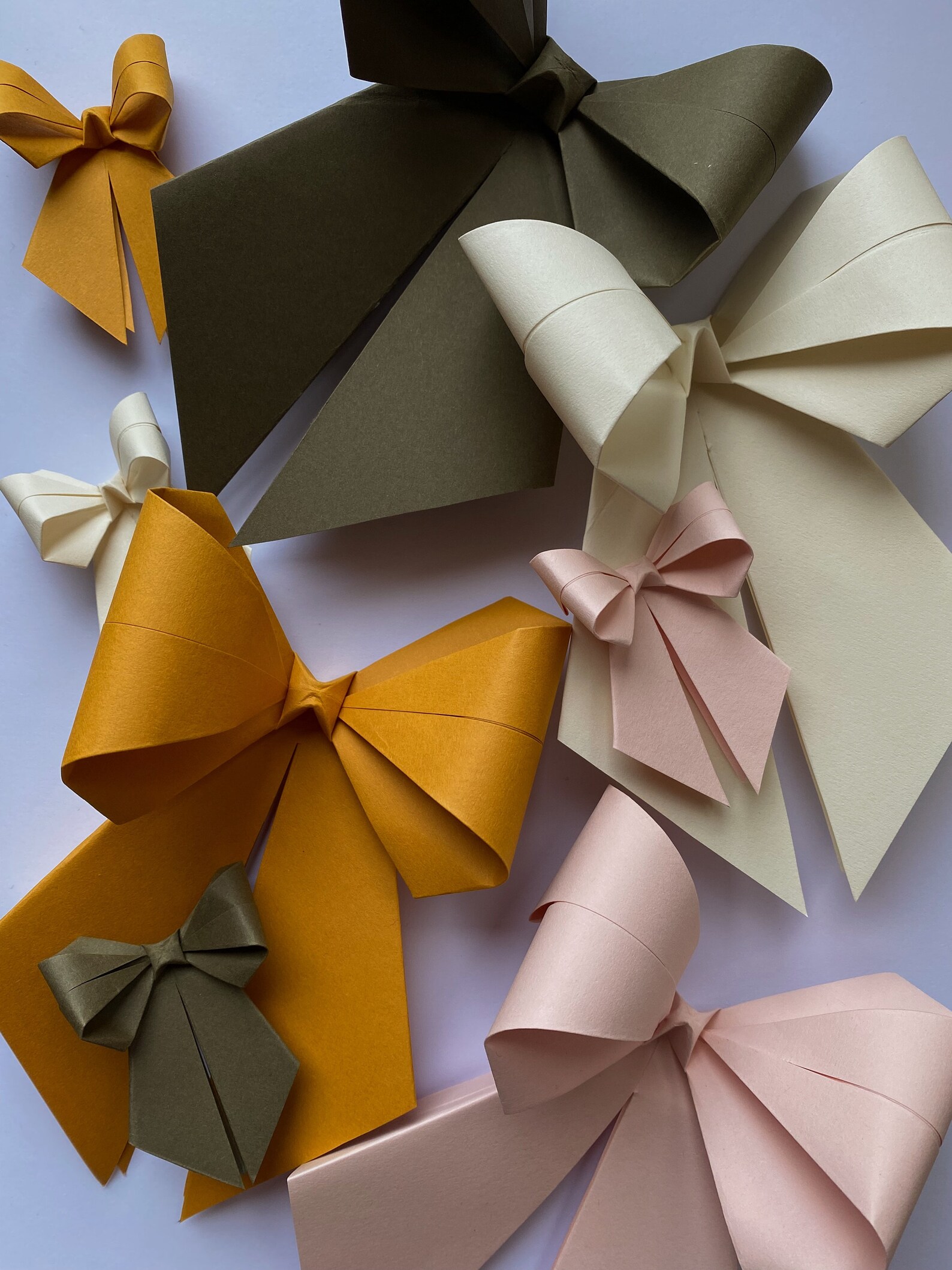 Christmas Paper Bow Decorations - Etsy