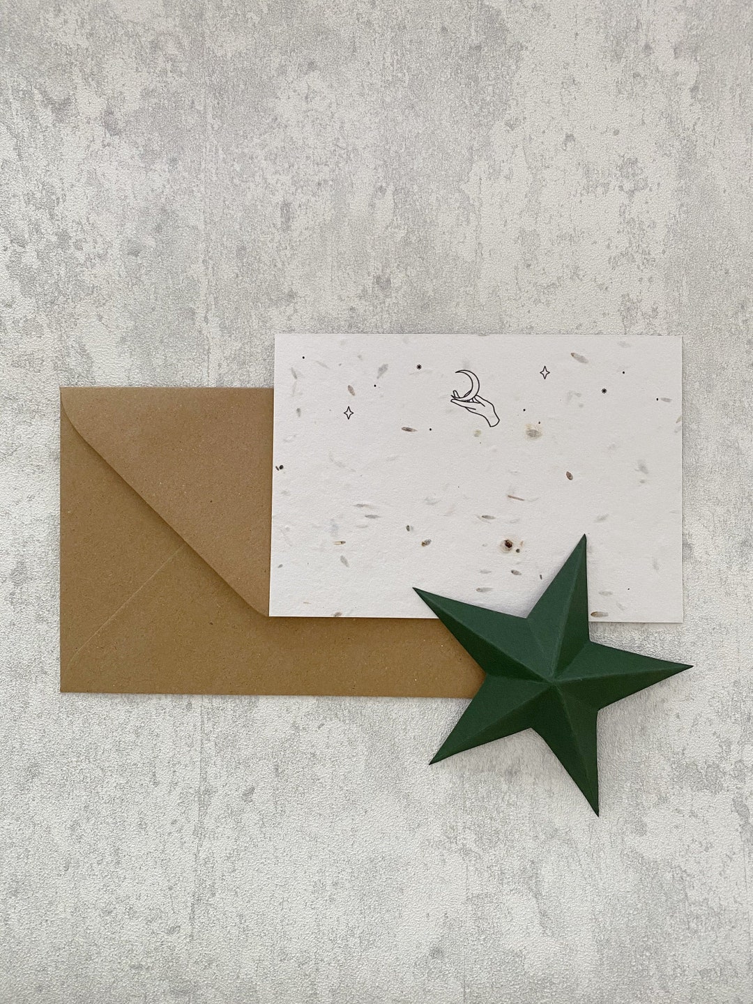 Plantable Postcards Seeded Cards Flower Card Social - Etsy