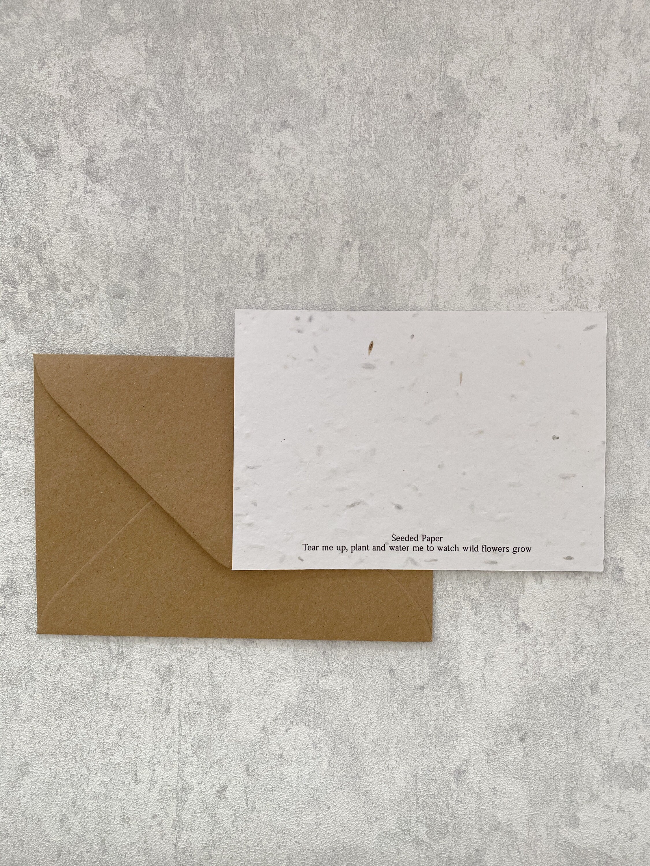 Plantable Postcards Seeded Cards Flower Card Social - Etsy