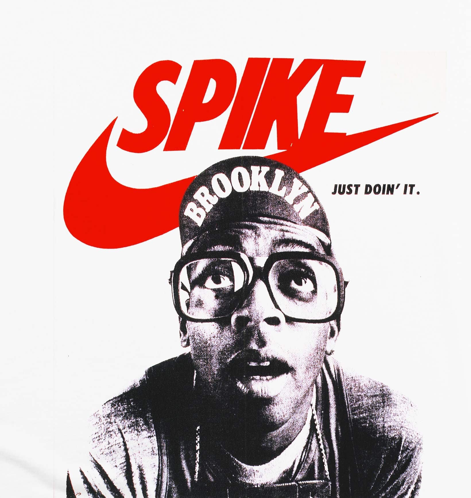 SPIKE LEE t-shirt brooklyn white nike detourment // SPIKE | Etsy