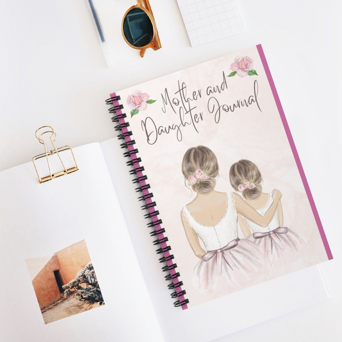 Mother and Daughter Journal Lined Paper Birthday Gift Present Mother's ...