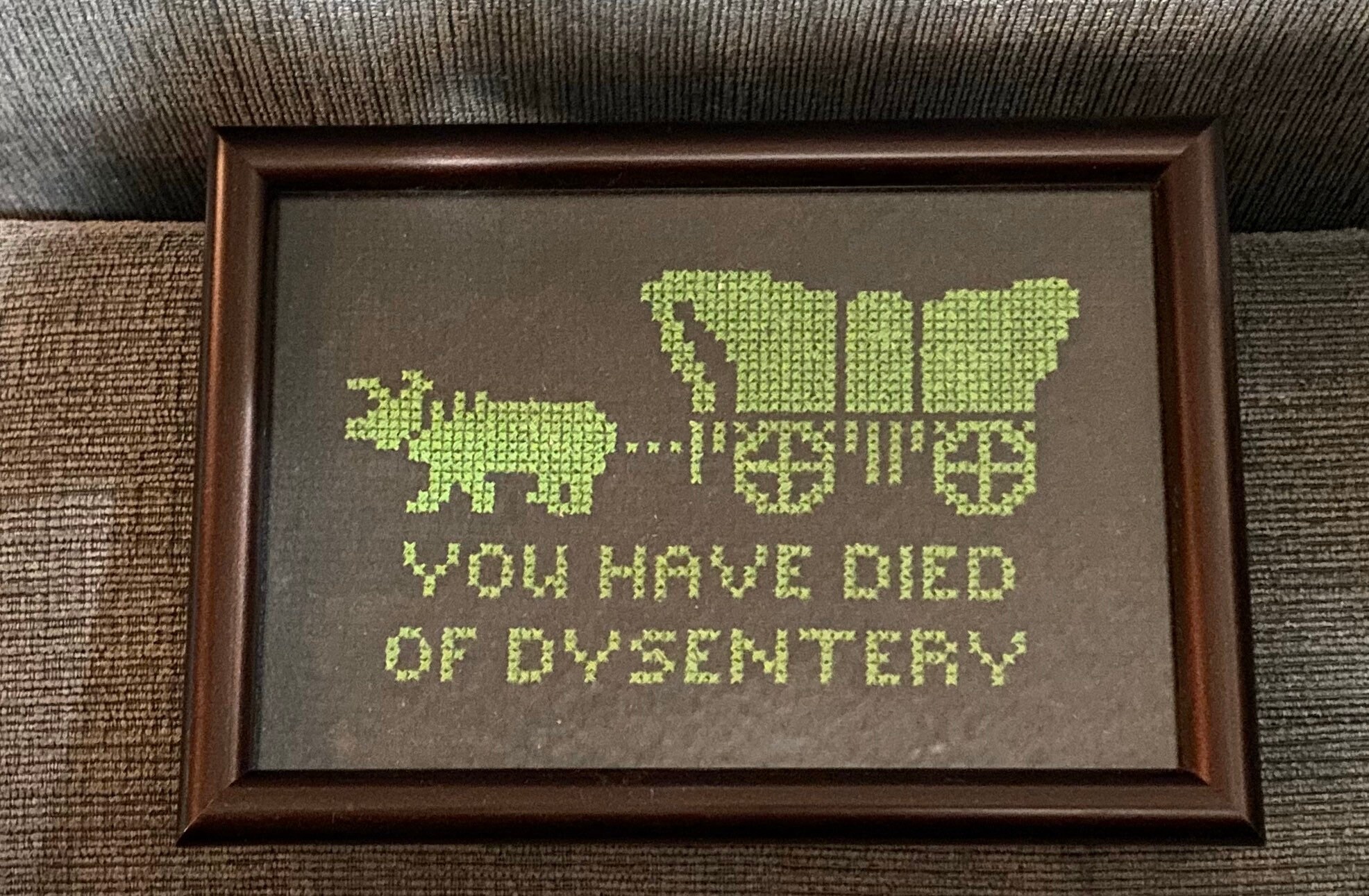 Oregon Trail Inspired Cross Stitch | Etsy