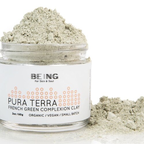 Exfoliating Green Clay Facial Mask Detox and Tone Oily Skin | Etsy