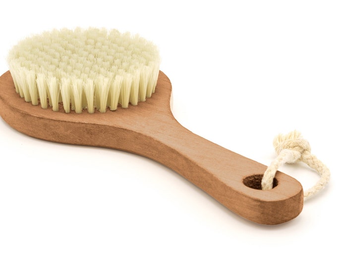 Exfoliating Dry Body Brush, Skin Smoothing Brush, Natural Plant Bristle ...