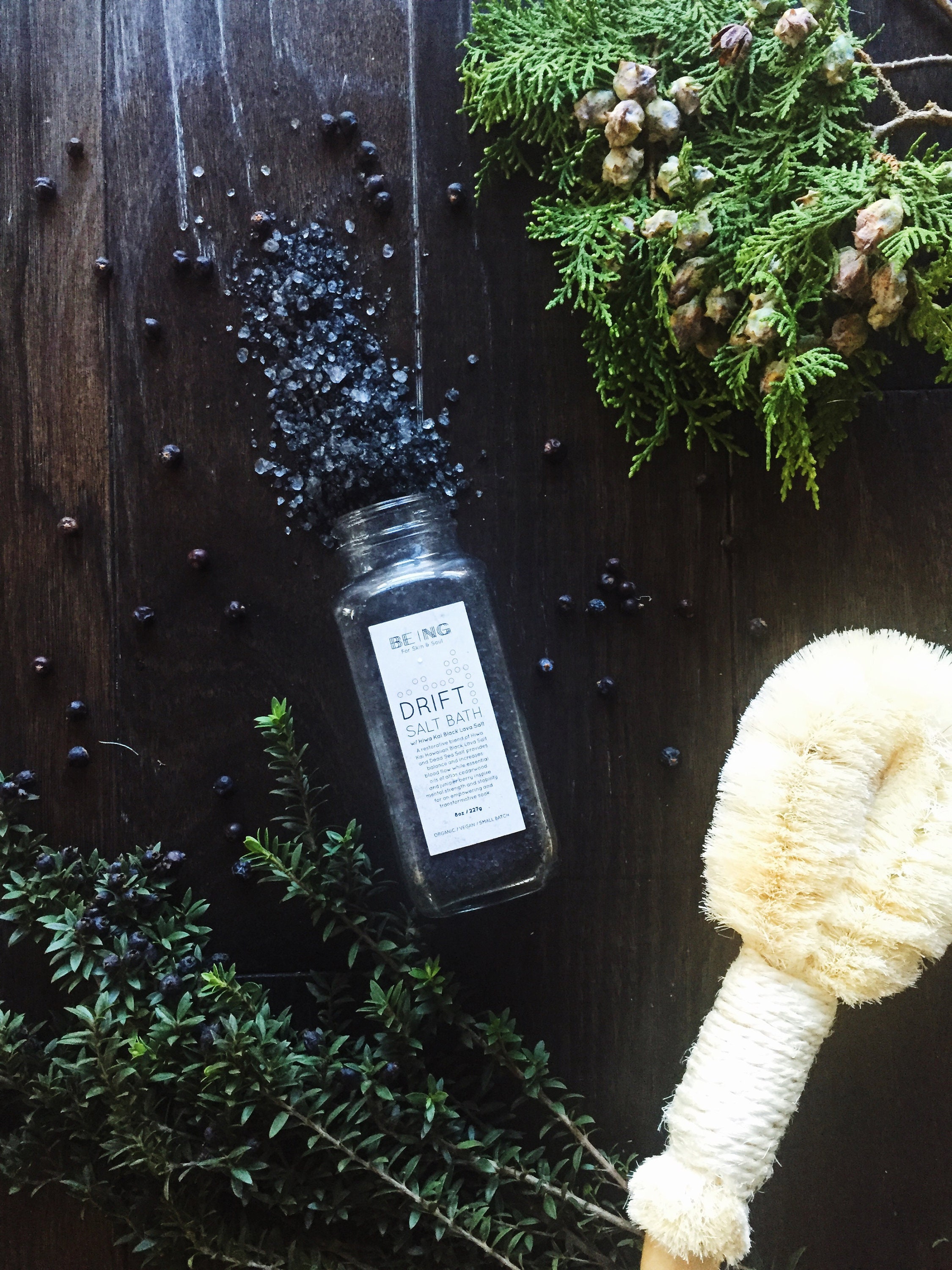 Detox Bath Salts for Aromatherapy Black Lava Soaking Salts | Etsy