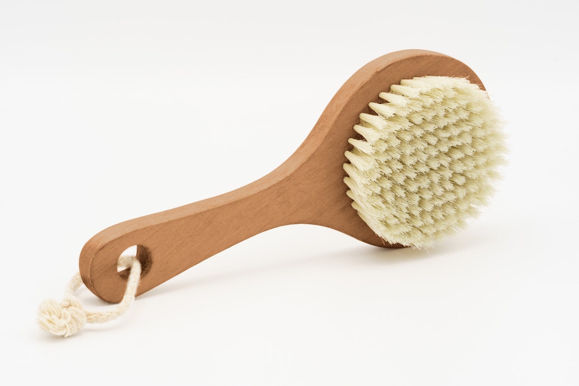 Exfoliating Dry Body Brush Skin Smoothing Brush Natural | Etsy