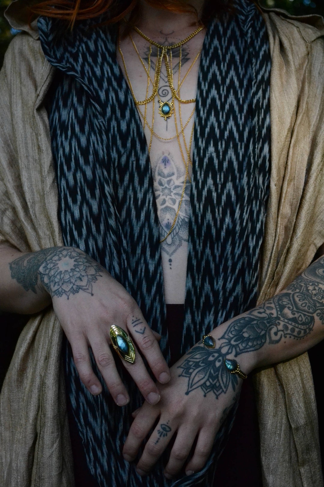 Drape Top With Open Back - Etsy