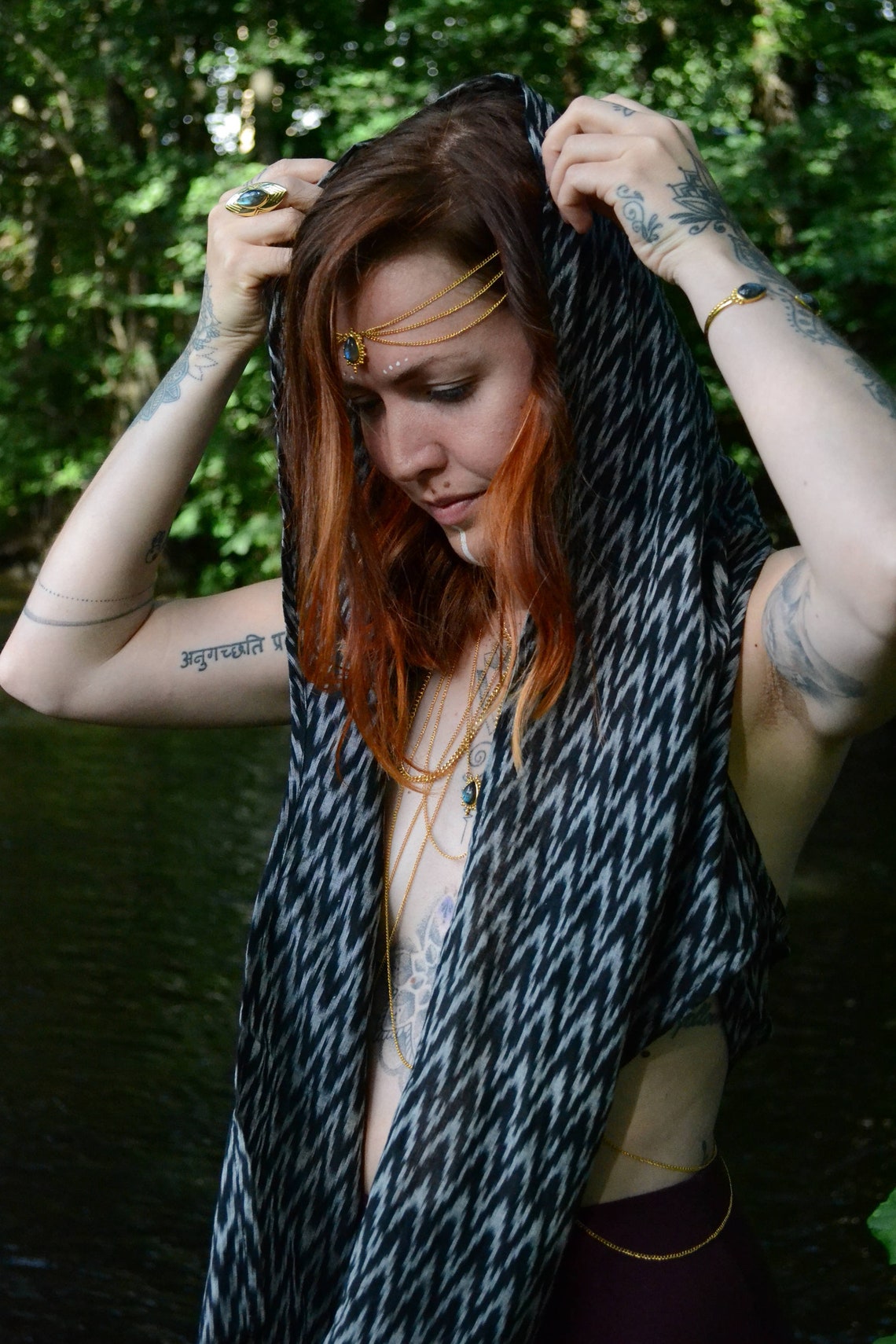 Drape Top With Open Back - Etsy