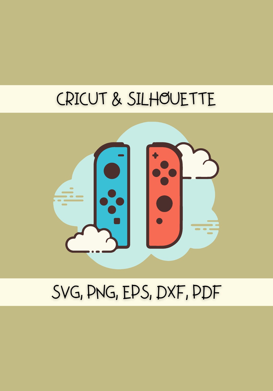 Nintendo Switch SVG Clipart Video Game SVG svg png pdf | Etsy