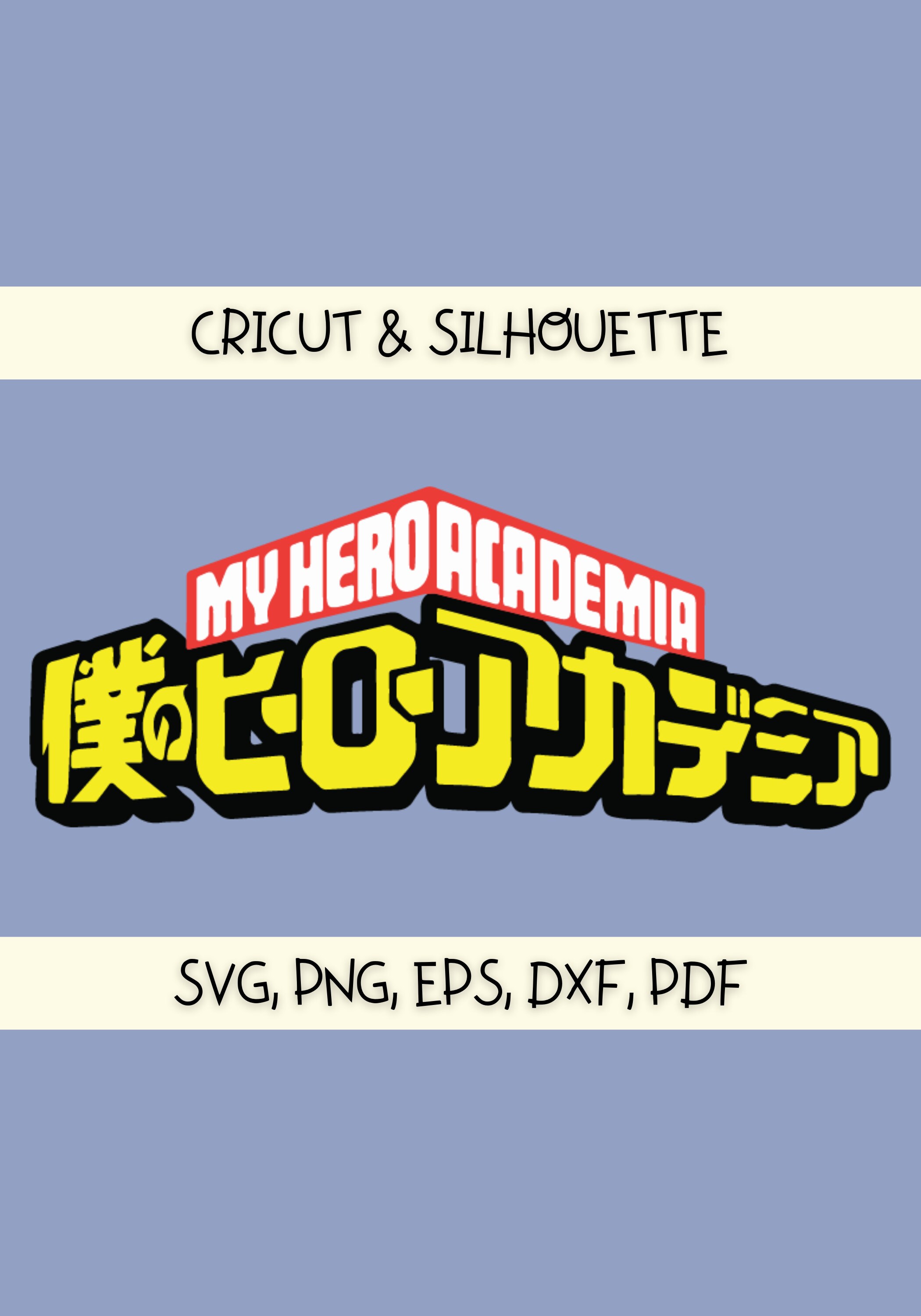 My Hero Academia MHA Logo SVG png pdf eps dxf svg | Etsy