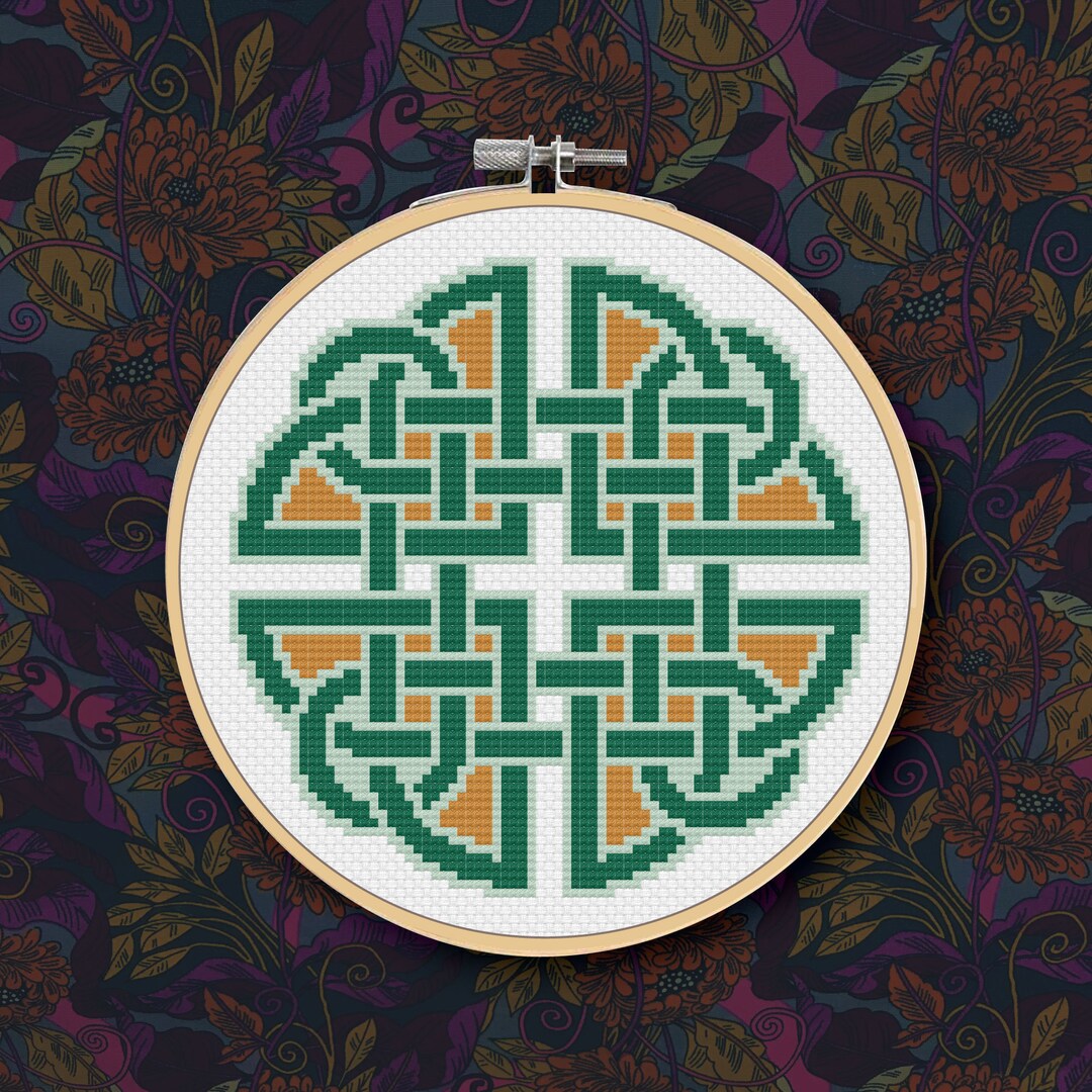 Celtic Dara Knot PDF Cross Stitch Pattern Irish/scottish - Etsy