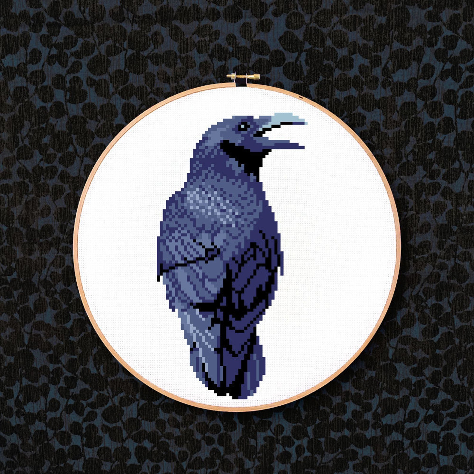 Raven - PDF Cross Stitch Pattern - Etsy