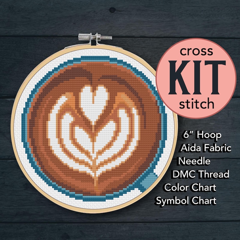 Coffee Needle Point Kit - Etsy