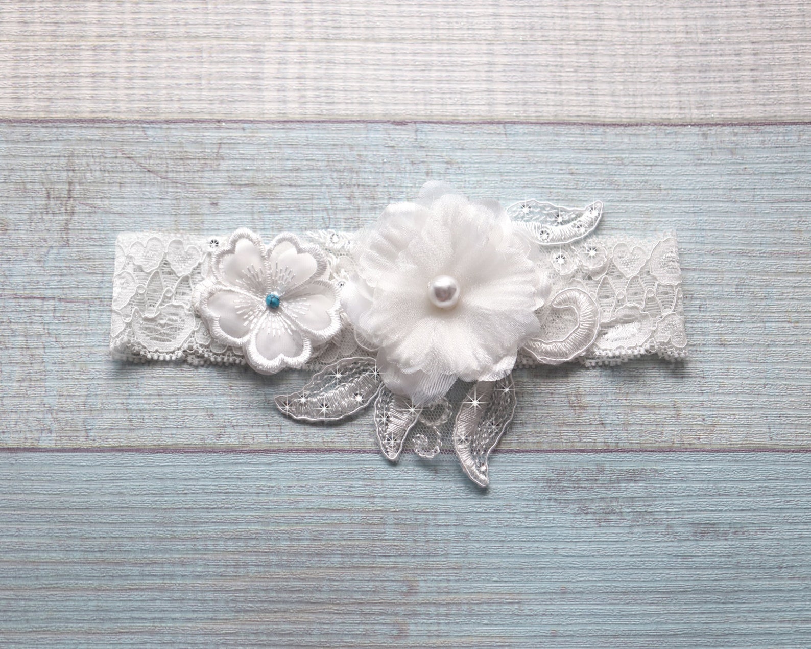 Blue Wedding Garter Set Wedding Turquoise Garter Bridal Blue - Etsy