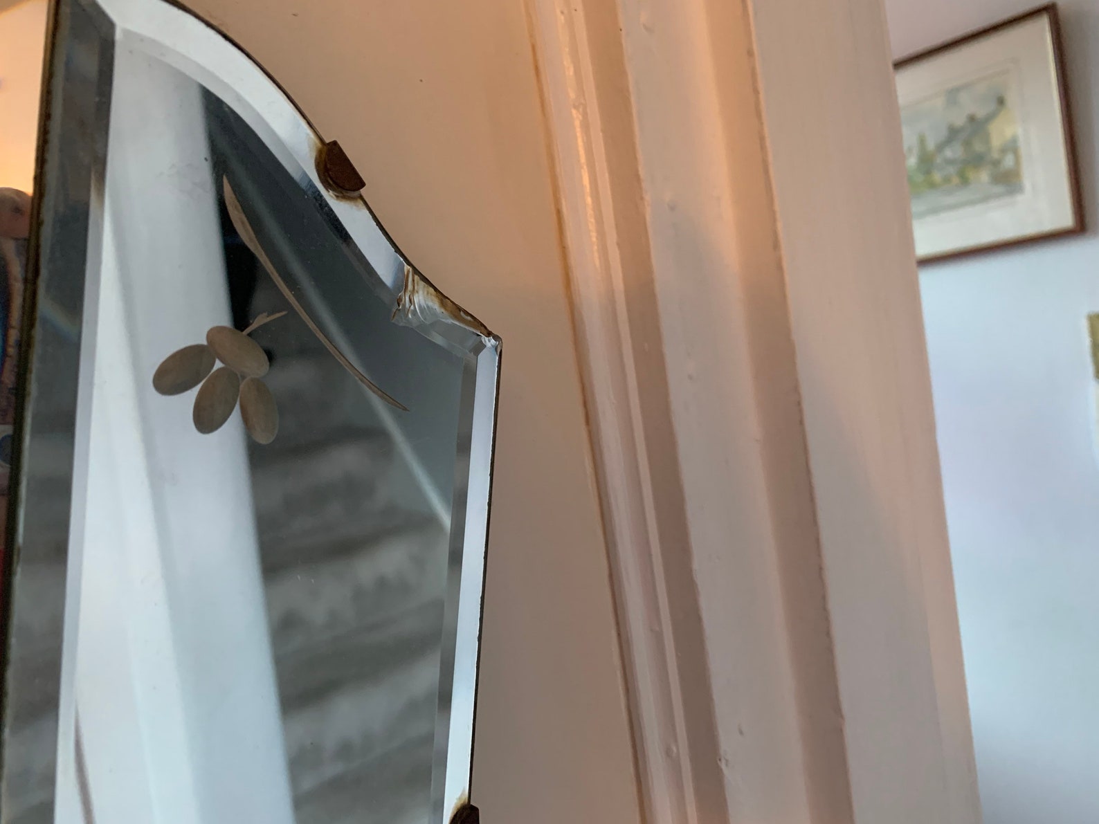 Vintage Beveled Edge Art Deco Fan Shaped 5 Pane 1930-40s - Etsy