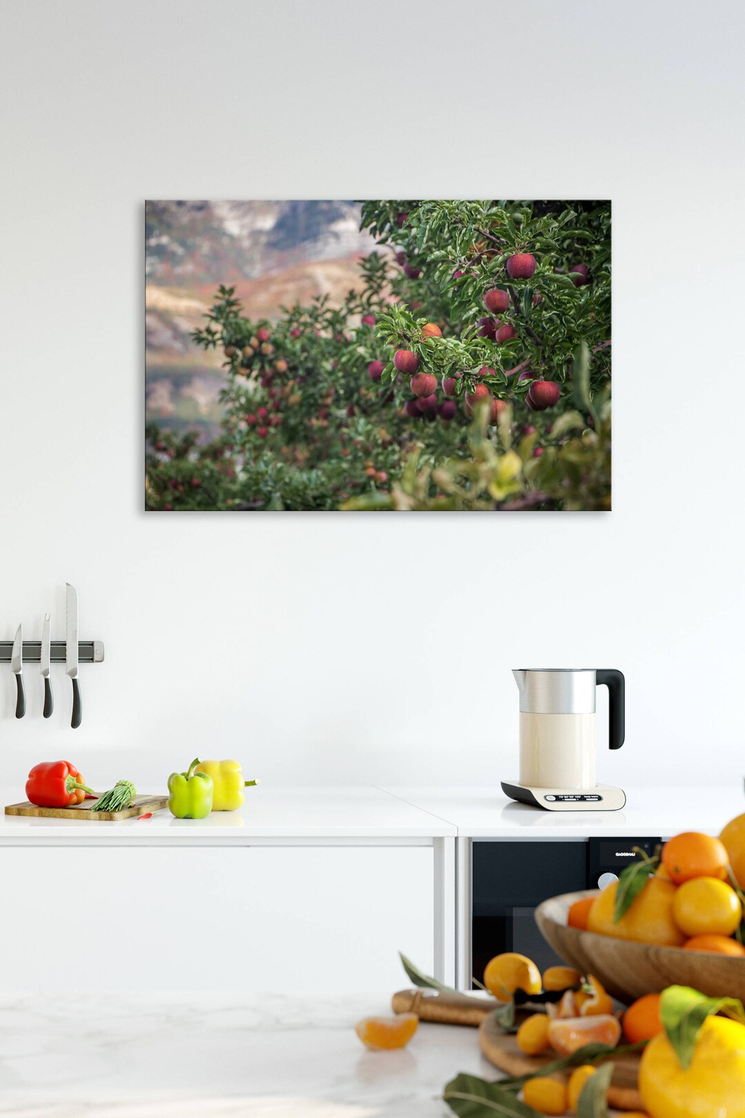 Apple Orchard Nature Print, Nature Photography, Canvas Nature Art Print ...