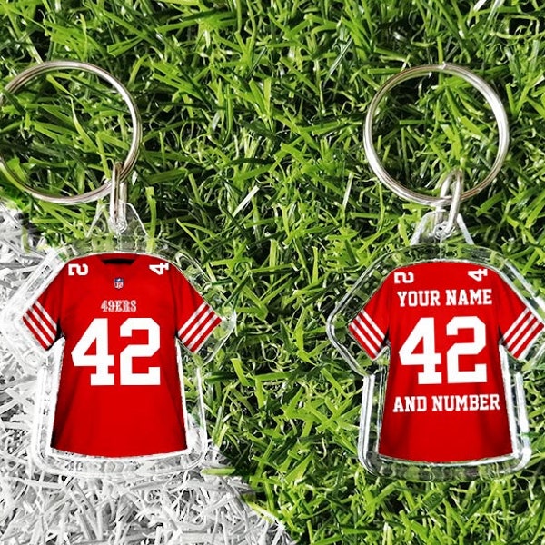 San Francisco 49ers Keychain - Etsy