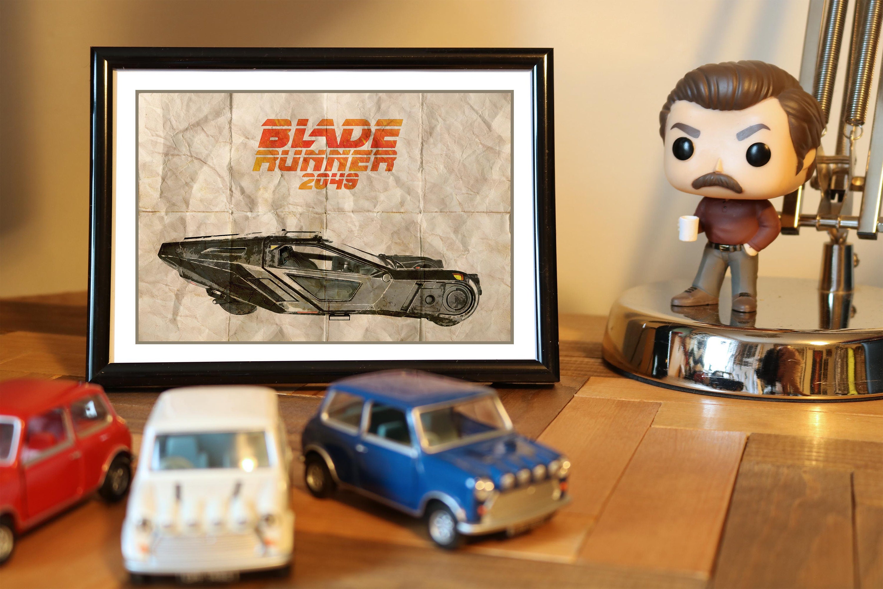 MOVIE CARS Quad Poster Blade Runner Rick Deckard's SPINNER - Etsy