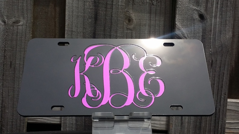 Custom black License Plate Car Tag Personalized - Etsy