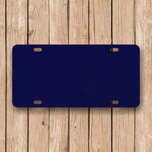 Custom Mirror "dark Blue" License Plate, Car Tag, Personalized Car Tag ...