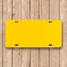 Custom "yellow" License Plate, Car Tag, Personalized Car Tag, Custom ...