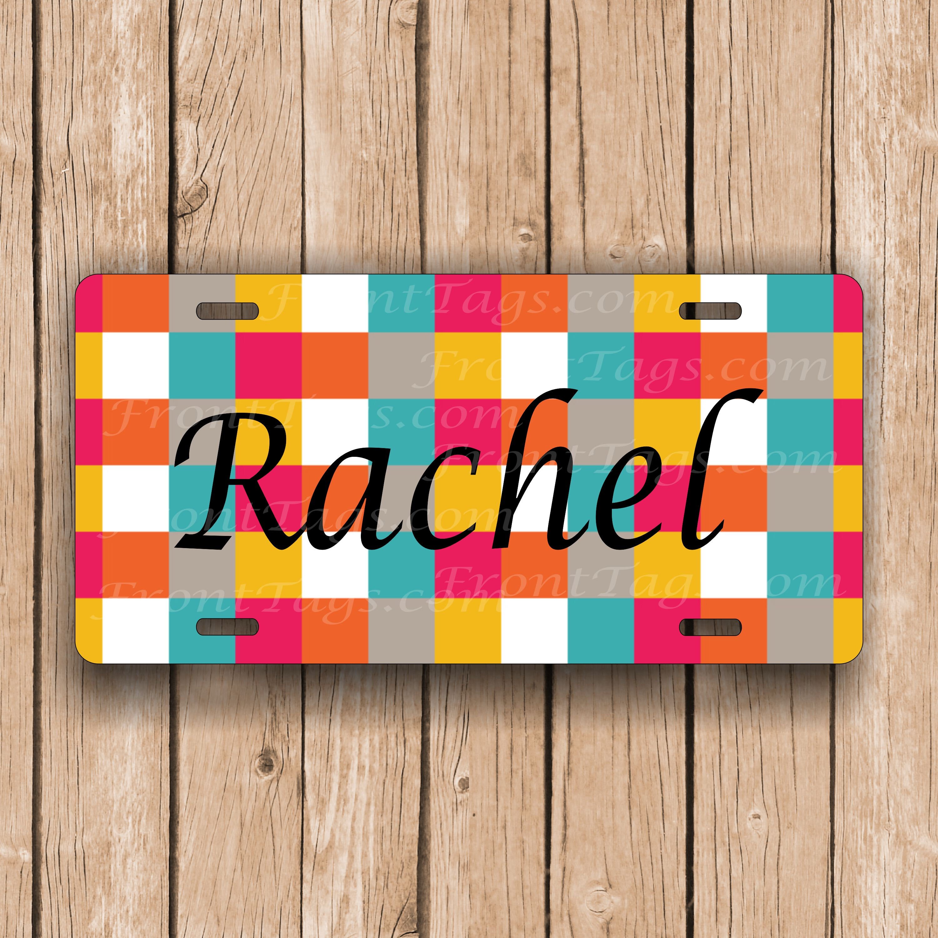 Aztec Squares License Plate - Etsy